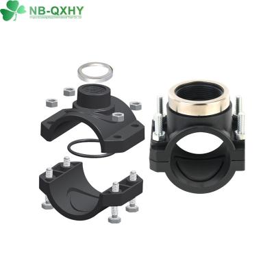 China Materiaal Pipe Clamp Saddle Fitting met op maat gemaakte aanvraag PP Compression Fitting Te koop