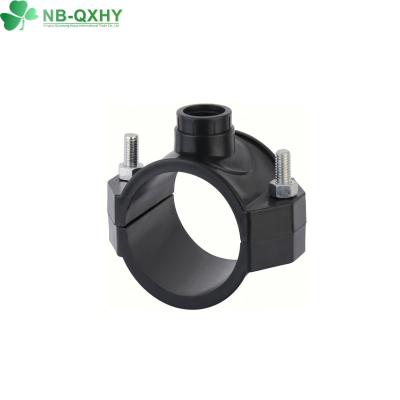 China Materiaal Pipe Clamp Saddle Fitting met op maat gemaakte aanvraag PP Compression Fitting Te koop