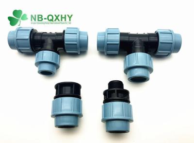 China Durabilidade de todos os tamanhos e tipos de irrigação de compressão de plástico Pn16 quadrado à venda