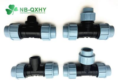 China Durabilidade de todos os tamanhos e tipos de irrigação de compressão de plástico Pn16 quadrado à venda