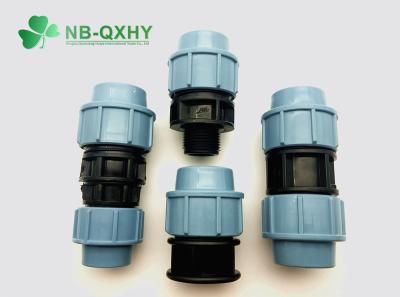China Durabilidade de todos os tamanhos e tipos de irrigação de compressão de plástico Pn16 quadrado à venda