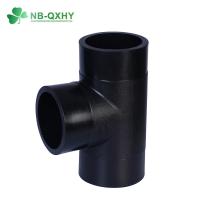 China Plastic Pipe Fitting Reducing Tee Equal Tee Butt Fusion HDPE Tee for Lateral 45deg for sale
