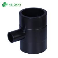 China Plastic Pipe Fitting Reducing Tee Equal Tee Butt Fusion HDPE Tee for Lateral 45deg for sale