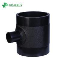 China Plastic Pipe Fitting Reducing Tee Equal Tee Butt Fusion HDPE Tee for Lateral 45deg for sale