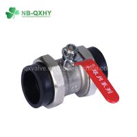 China Plastic Ball Valve Socket Joint Valve for PE Pipe Fitting Temperature Normal Temperature for sale