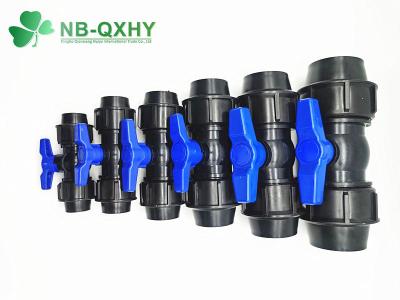 Cina Valvola a sfera compatta a compressione di Unione PP realizzata con materiale 100% per uguale in vendita