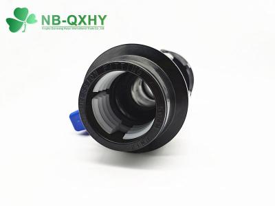China Compressão União PP válvula de esfera compacta Feita de 100% de material para igual à venda