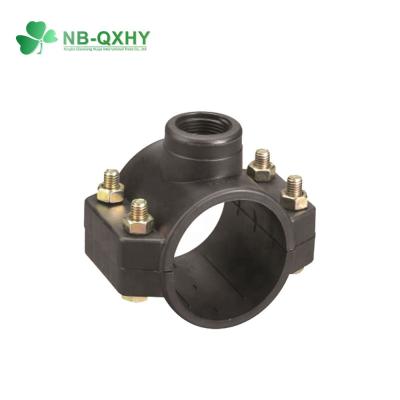 China Fittings de compressão de PP Prenda de sela para irrigação DIN BS padrão e design igual à venda
