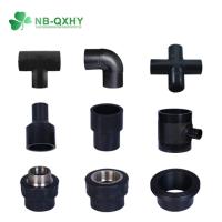 China Round Head Code HDPE Electrofusion Fitting Equal Tee for Gas Supply Injection Molded for sale