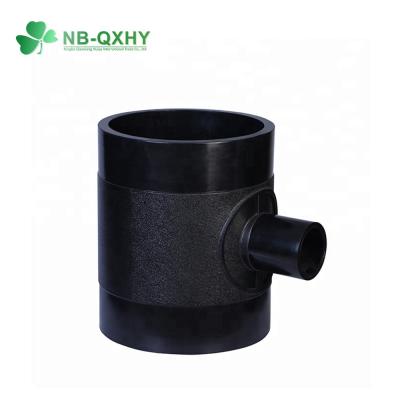 China SDR11 Butt Fusion Pipe Fitting Reducing Tee mit 90° Tee Schweißtyp HDPE Equal Tee zu verkaufen