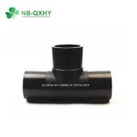China SDR11 Butt Fusion Pipe Fitting Reducing Tee with 90°Tee Welding Type HDPE Equal Tee for sale