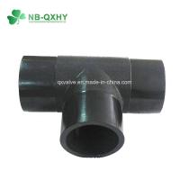 China SDR11 Butt Fusion Pipe Fitting Reducing Tee with 90°Tee Welding Type HDPE Equal Tee for sale