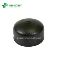 China SDR13.6 HDPE Butt Welding PE Pipe Fitting Plastic Cap End Cap for Gas Supply Needs for sale