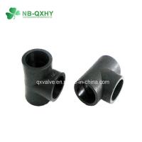 China PE100 Butt Welded Socket Fusion HDPE Pipe Fitting for Gas Supply from Round Head Code for sale