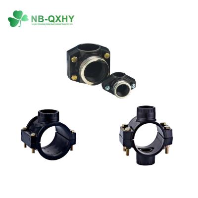 Cina NB-QXHY Standard Plastic PP PE HDPE Galvanizzato Acciaio inossidabile Pn16 Clamp Saddle per tubi d'acqua in vendita