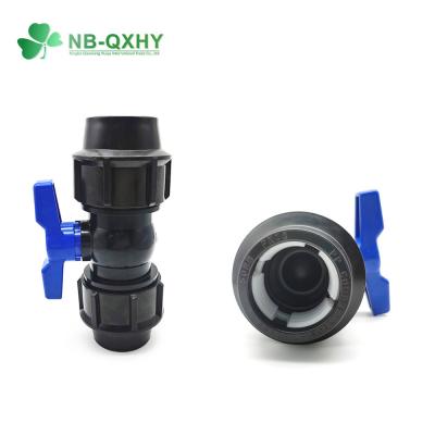 China NB-QXHY válvula de compressão fixa de plástico Pn16 PP para sistema de irrigação à venda