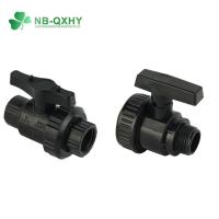 China NB-QXHY Plastic Pn16 PP Compression Fitting Fixed Ball Valve for Irrigation System for sale