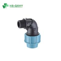 China Thread Connection PP Compression Pipe Fitting Male/Female Equal Reducing Tee with Design for sale