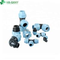 China Thread Connection PP Compression Pipe Fitting Male/Female Equal Reducing Tee with Design for sale