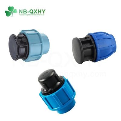中国 農業用灌輸用パイプ配合システムのためのPP圧縮結合装置 16mm-110mm 販売のため