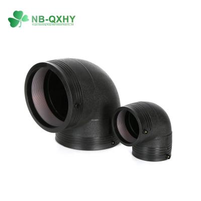 China PE100 SDR11 Pipe Tee Elbow Plastic Fusion Coupling Electrofusion Pipe Fittings Samples for sale