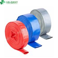 China Customized Request High Pressure Layflat Water Irrigation Hose Light Weight Green for sale