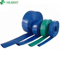China Customized Request High Pressure Layflat Water Irrigation Hose Light Weight Green for sale