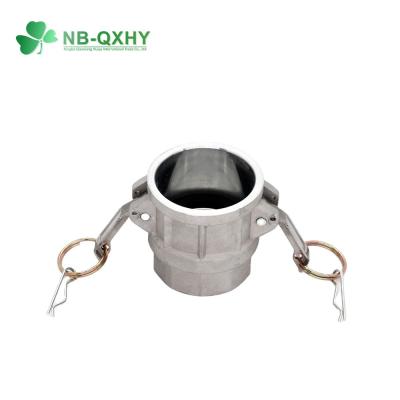 China Conector de manguera azul de plástico de alto grosor 2-6 pulgadas para el acoplamiento de manguera de PVC en venta