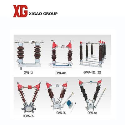 China Gw5-40.5 Substation V Type Porcelain High Voltage Disconnect Switch Isolation Switch for sale