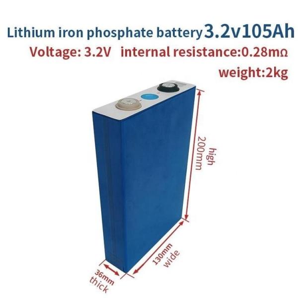 Quality Lithium battery 3.2V 105Ah 280Ah for solar energy storage system and EV battery pack assembly for sale
