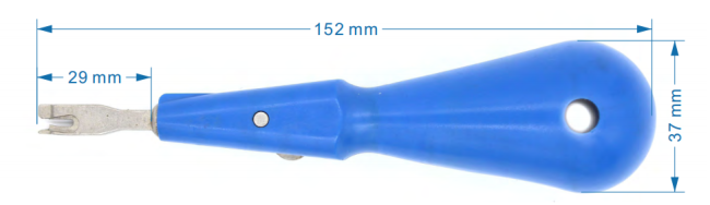 ID 3000 Standard Punch Down Tool dimensions diagram