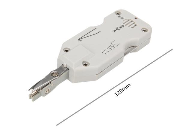Plastic Krone impact and punch down tool with 110 blade