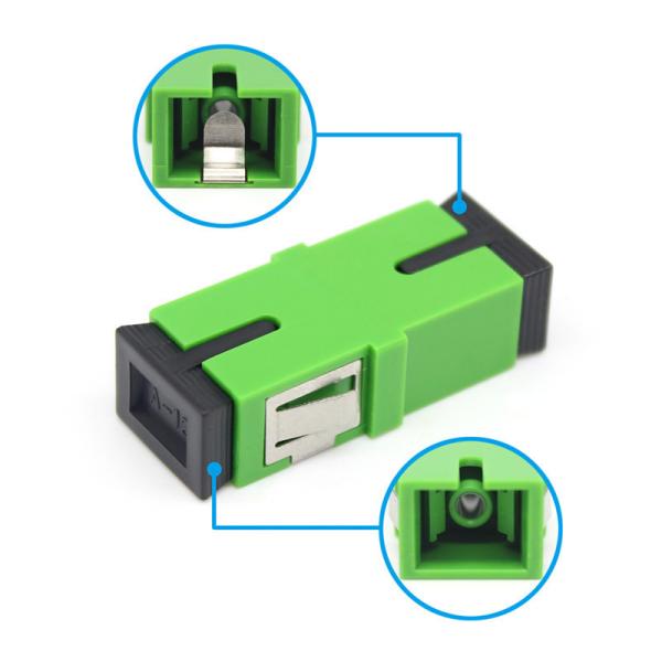 Quality FTTH Optical Cable Adapter SC APC for Fiber Optic Coupler Loading Test ≥ 70 N for sale