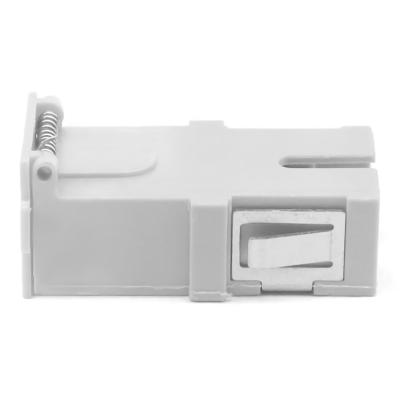China Low Insertion Loss Telecommunications Fiber Optic SC Adaptor with Flip Auto Shutter for sale