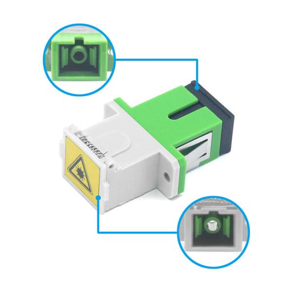 Quality Storage Temp. 40°C to 85°C SC APC Optic Fiber Adaptor with Filp Auto Shutter and for sale
