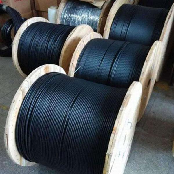 Quality GYTY53/GYTZY53 24 Core Outdoor Direct Buried Double Sheath Black Fiber Optic for sale