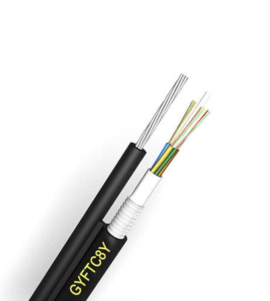 Quality GYFTC8Y Communication Cable 12 Cores Fiber Optic Cable for Outdoor in 3.2*6.5mm for sale