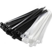 China Self-locking 100pcs Nylon Cable Ties for UV Resistant Cable Tile PA66 Material Outlet for sale