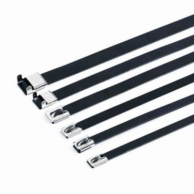 100pcs Ball Lock Stainless Steel Cable Ties for -80° to 538° C Working Temperatures