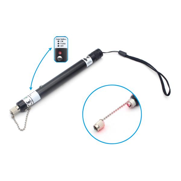 Quality FTTH Network 650nm VFL Optical Black Laser Pen Type Fiber Optic Visual Fault for sale