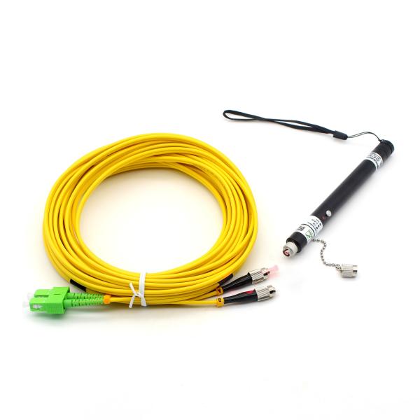 Quality FTTH Network 650nm VFL Optical Black Laser Pen Type Fiber Optic Visual Fault for sale