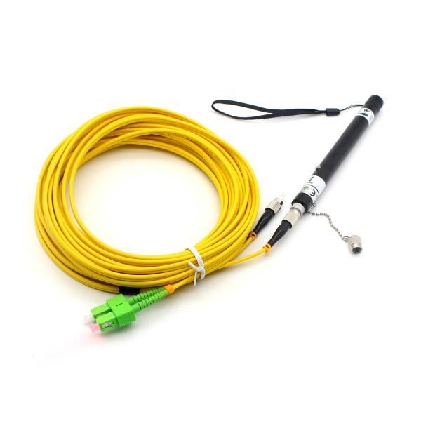 Quality FTTH Network 650nm VFL Optical Black Laser Pen Type Fiber Optic Visual Fault for sale