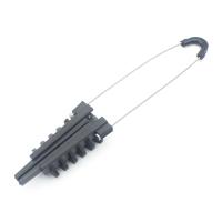 Quality Highly PA Wedge Plastic Tension Dead End Clamp for FTTH Fiber Optic Cable and DW for sale