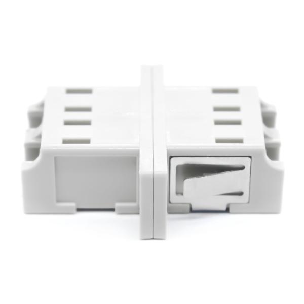 Quality Loading Test ≥ 70 N and Insertion Loss 0.2dB Fiber Optic LC/PC Duplex Adapter with Flange for sale