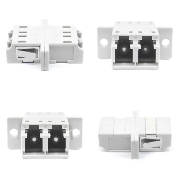 Quality Loading Test ≥ 70 N and Insertion Loss 0.2dB Fiber Optic LC/PC Duplex Adapter for sale