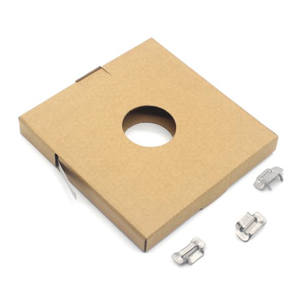 Quality 0.26/0.35/0.6/0.75mm Stainless Steel Banding Strap for Adjustable Length Pipes for sale
