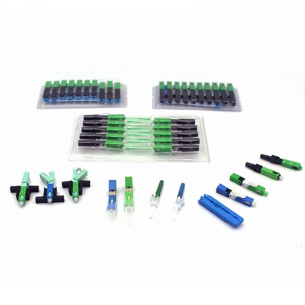 Quality Fiber Adapter Connectors SC APC UPC Fast Connector for Field Mounting in FTTH for sale