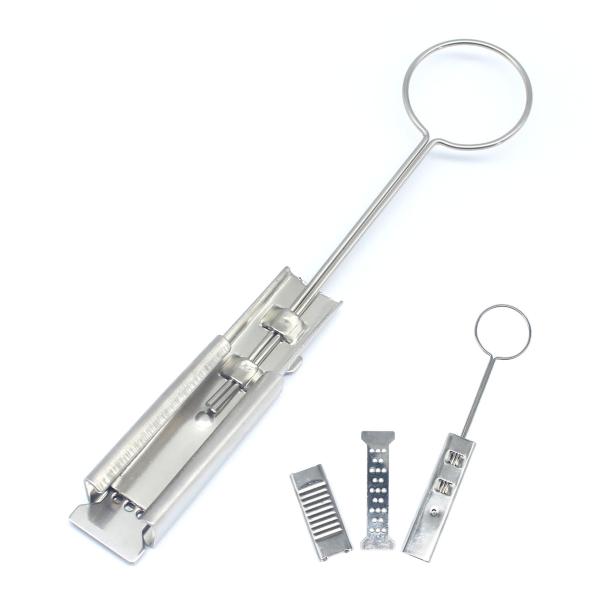 Quality Supply Fixed Cable Clamp for Stainless Steel Optical Fiber Cable Drop Wire Clamp in FTTH for sale