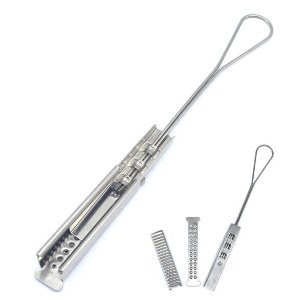 Quality Supply Fixed Cable Clamp for Stainless Steel Optical Fiber Cable Drop Wire Clamp for sale