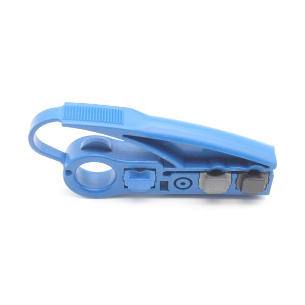 Quality Bule One Piece Construction Two Blades Model Coax Coaxial Cable Cutter Stripper for sale